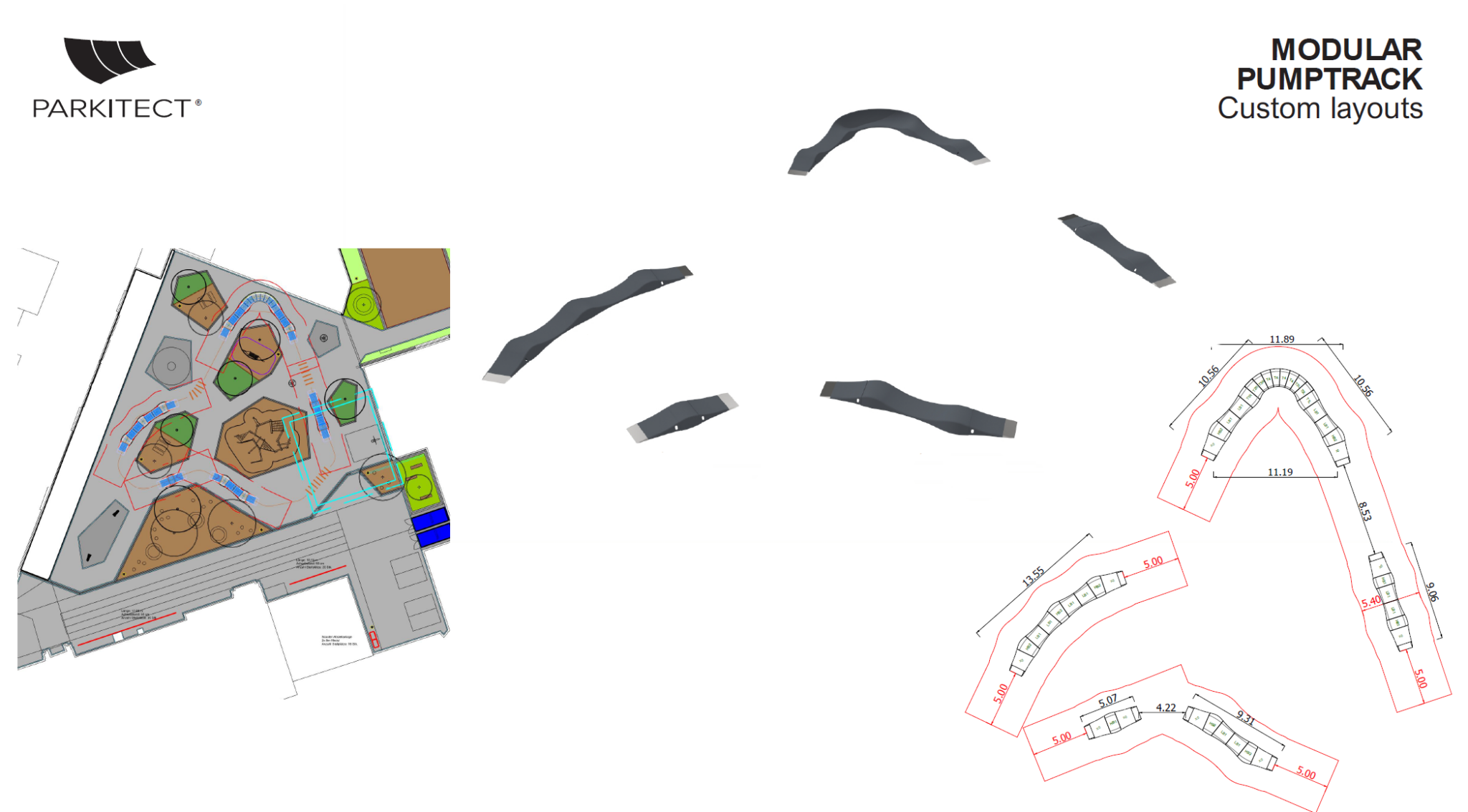 The urban trend for every city - Modular Pumptrack - PARKITECT®