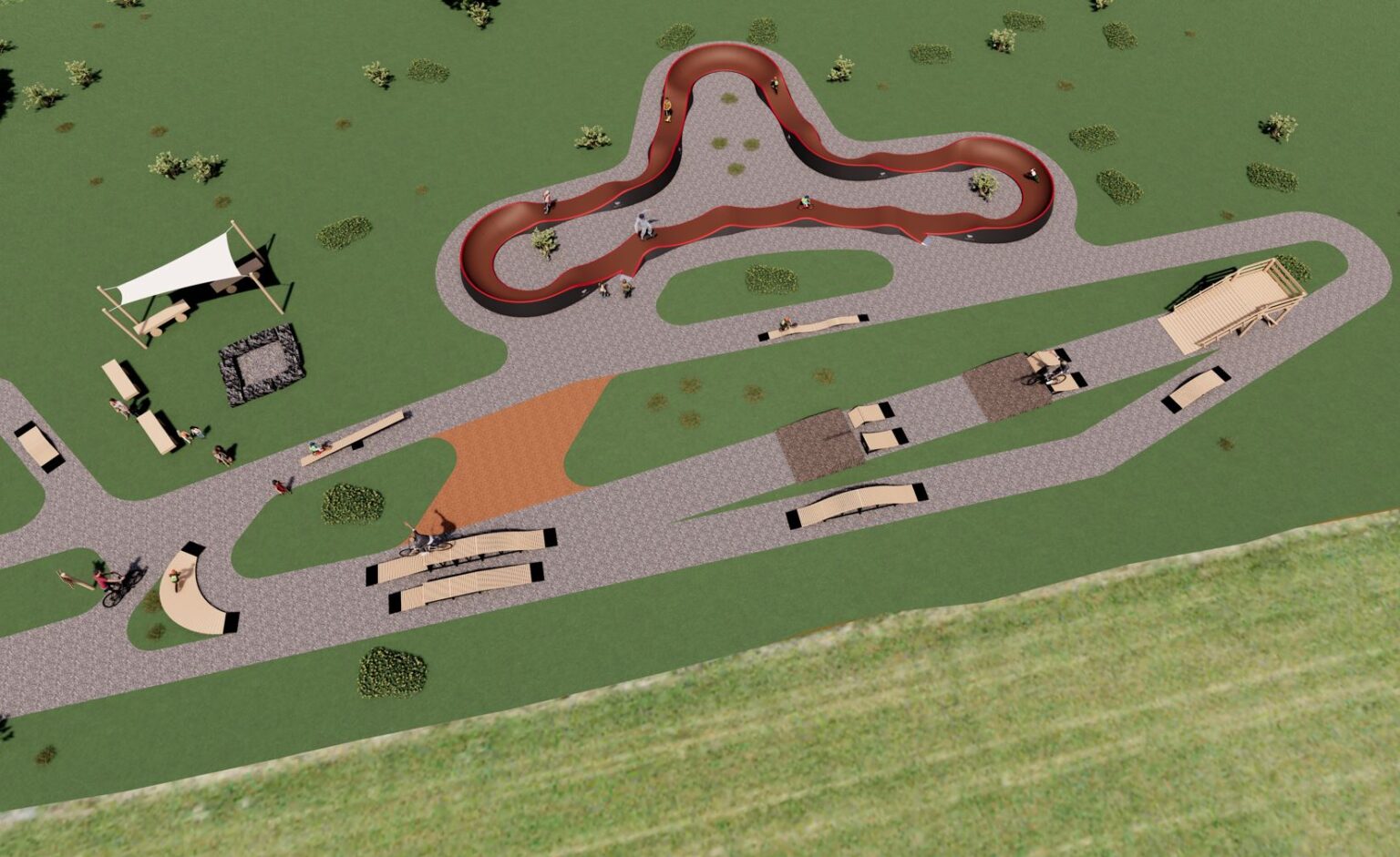 Modular Pumptrack - the modern way to promote movement - Modular ...